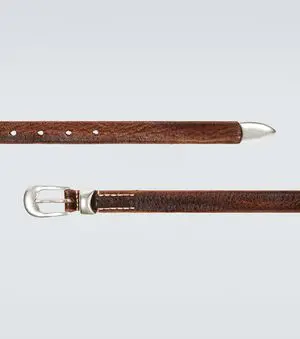 Our Legacy Leather Belt - Brown