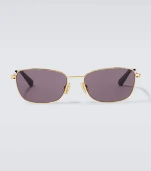 Bottega Veneta Gold Tone Eyewear For Men