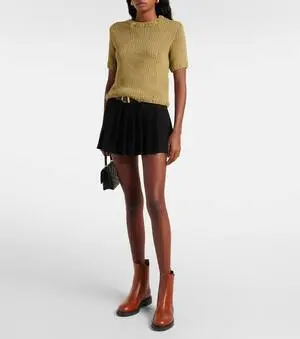 Tory Burch T Monogram Leather Chelsea Boots