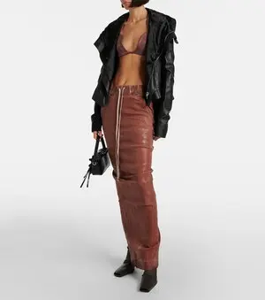 Rick Owens Denim Bra Top
