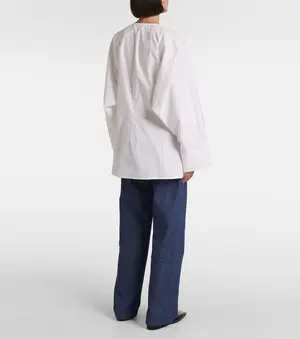 Tove Destry Gathered Cotton Poplin Top