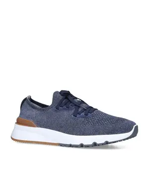 Brunello Cucinelli Lace-up Sneakers - Navy