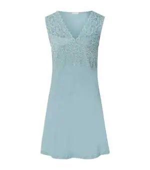Hanro Cotton Lace-trim Moments Nightdress