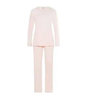 Hanro Cotton Moments Pyjama Set - Neutral