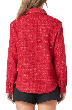 Endless Rose Tweed Shacket