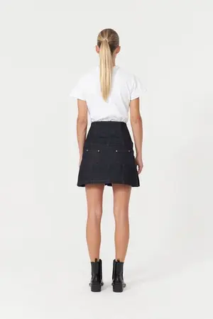 JENDUE Chaby Mini Skirt - Deep Blue