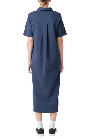 GREY LAB Polo Midi Dress