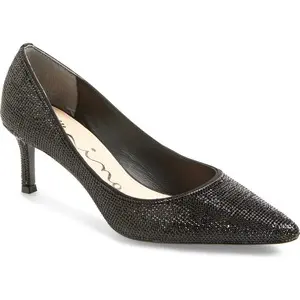 Nina Pointed Toe Pump - Black