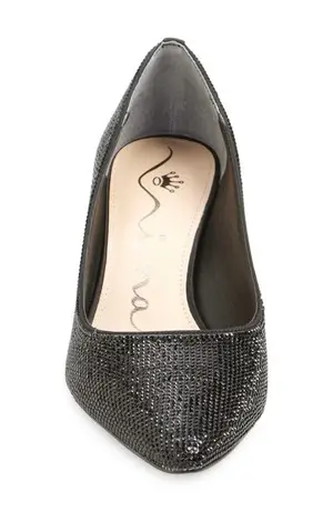 Nina Pointed Toe Pump - Black