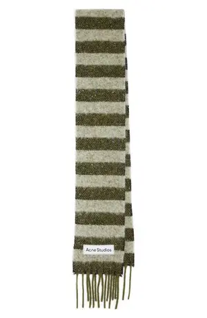 Acne Studios Vonkey Stripe Alpaca Black/grey