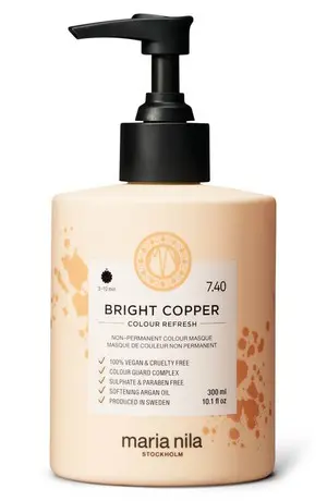 MARIA NILA Colour Refresh Hair Mask Bright Copper