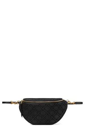 Tory Burch T Monogram Jacquard Belt Bag - Black