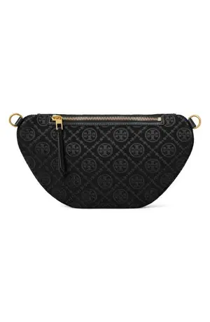 Tory Burch T Monogram Jacquard Belt Bag - Black