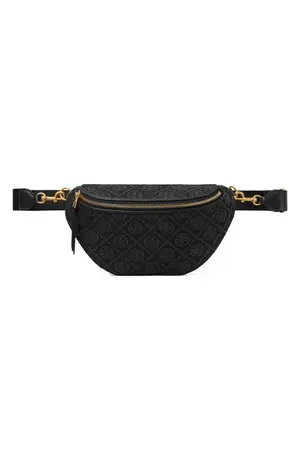 Tory Burch T Monogram Jacquard Belt Bag - Black