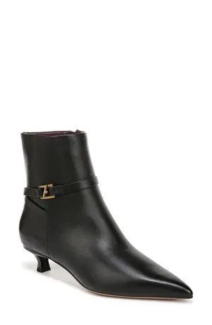 Franco Sarto Marnie Leather Booties - Black