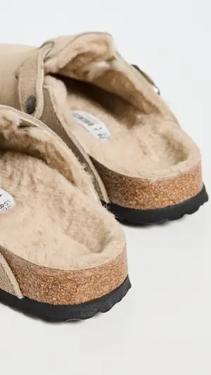 BIRKENSTOCK Boston Shearling Clogs