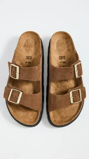 BIRKENSTOCK Arizona Chunky Sandals - Dark Tea
