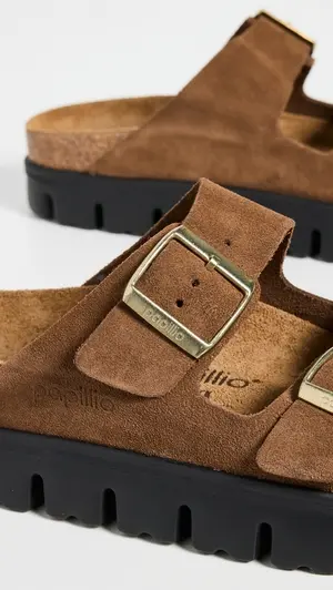 BIRKENSTOCK Arizona Chunky Sandals - Dark Tea