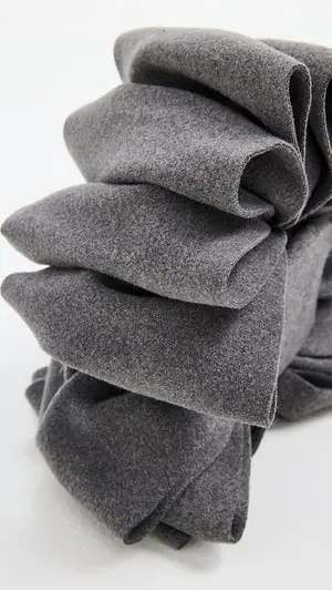 Lele Sadoughi Rita Ribbon Claw Clip - Charcoal | Editorialist display picture 2