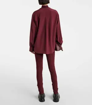 JOSEPH Blondel Silk Blouse - Red