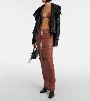 Rick Owens Denim Maxi Skirt