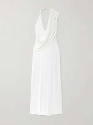 Magda Butrym Asymmetric Draped Gown