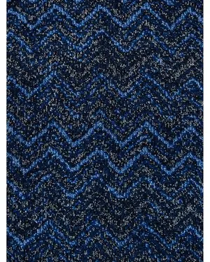 Missoni Azul Hooded Chevron Bathrobe - Blue Multi