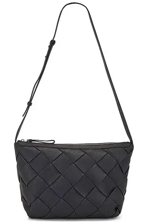 Bottega Veneta Medium Hobo Diagonal Intreccio Taurillon