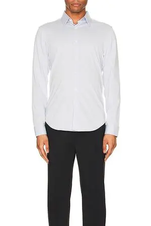 Theory Sylvain Structure Knit Shirt - Olympic