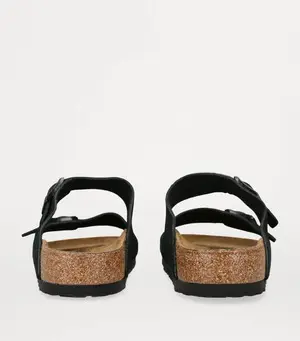 BIRKENSTOCK Arizona Suede Sandals - Black