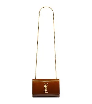 Saint Laurent Small Kate Cross-body Bag - Brown