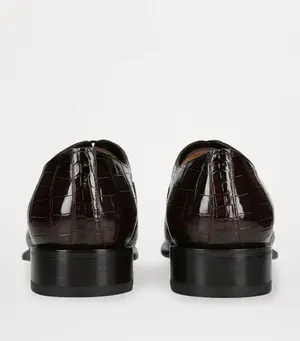 Santoni Carter Leather Oxford Shoes