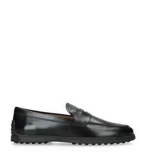TOD'S Leather Gomma Loafers