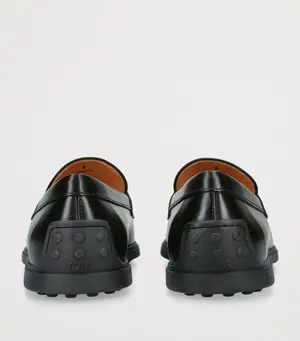 TOD'S Leather Gomma Loafers