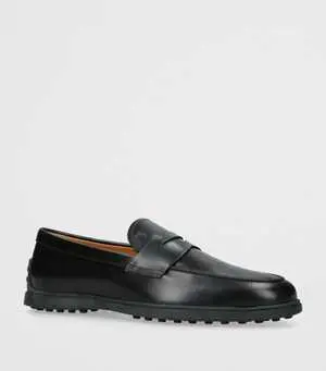 TOD'S Leather Gomma Loafers