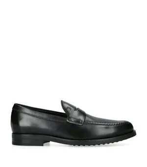 Men's Polished Leather Loafers