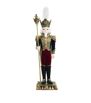 Harrods Extra Large Nutcracker Ornament - Green