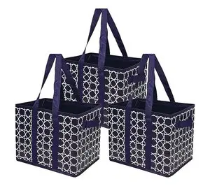 DURASACK Set Of 3 Small 13' Collapsible Storage Totes - One-color