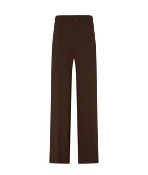 LOULOU STUDIO Vys Straight Wool Pants - Brown