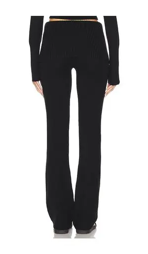 Frankies Bikinis Aimee Knit Pant - Black