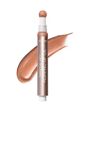 TARTE Tarte Maracuja Juicy Plumping Lip Oil In Shimmering Brown Sugar. Shimmering Brown Sugar