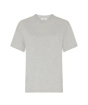 AMI Paris Ami De Cœur Short Sleeved T-shirt - Light Gray