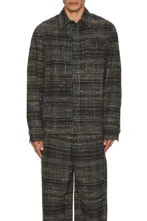 Bottega Veneta Knotted Viscose Shirt In Black