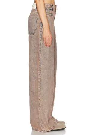 GRLFRND Luna Mid-rise Wide Leg Jeans