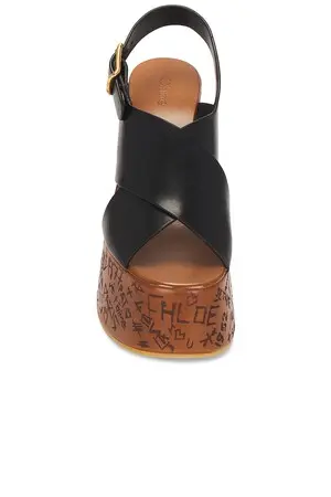 Chloé Maxime Wedge - Black