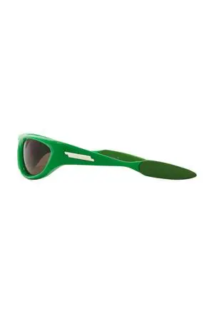 Bottega Veneta Mixed Materials Sunglasses