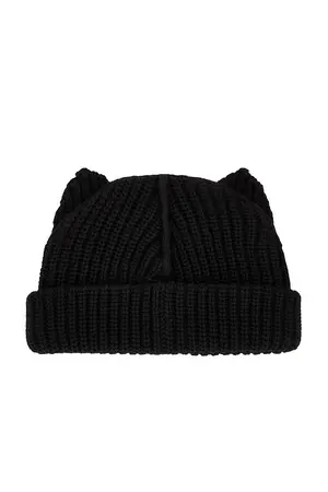 Charles Jeffrey Chunky Ears Beanie - Black | Editorialist