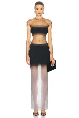 GRACE LING Evanescent Censor Top