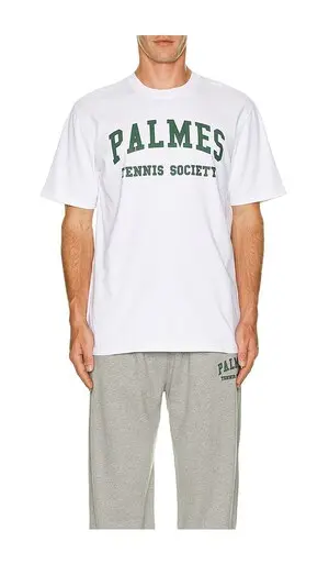 PALMES Ivan T Shirt In . Also - White