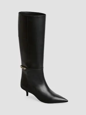 Gucci Signoria 50mm Leather Tall Boots